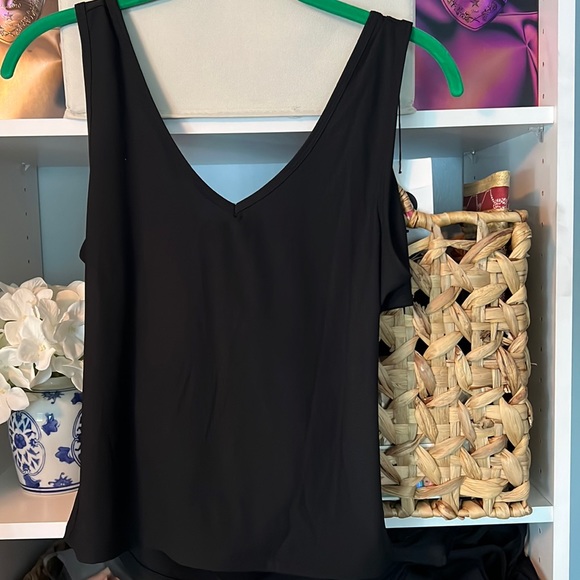 Zyia Tops Nwt Zyia Black Ribbed Tank Sz Xl Poshmark